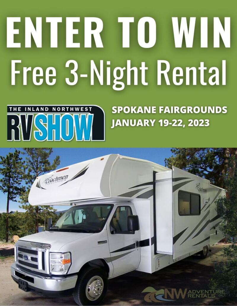 Win a free RV Rental at the 35th Annual Inland NW RV Show in Spokane, WA